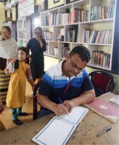 Lokhande revisits Bamboosa Library after 14 years | The Arunachal Times